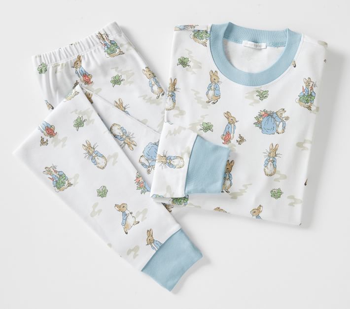 Peter Rabbit™ Organic Family Pajamas Collection | Pottery Barn Kids