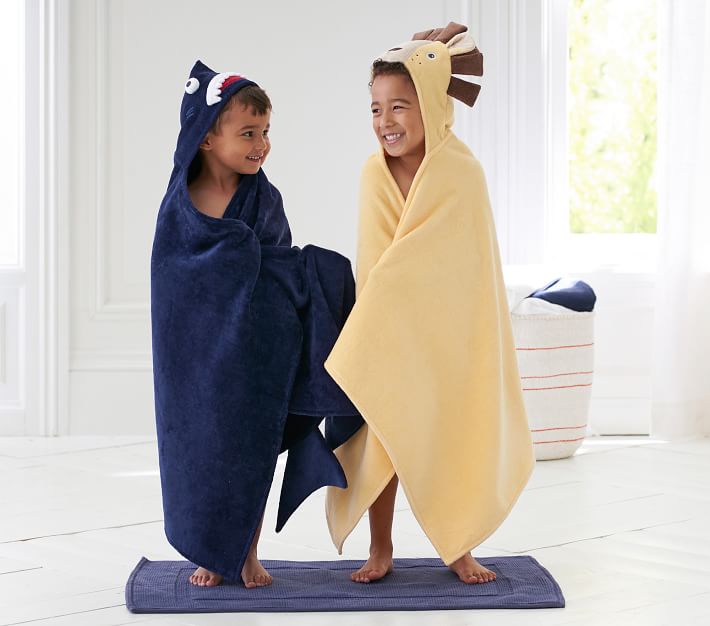 Lion Hooded Towel | Pottery Barn Kids