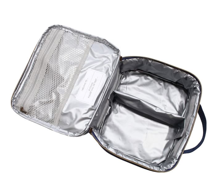 Colby Solid Navy Cold Pack Lunch Box | Pottery Barn Kids