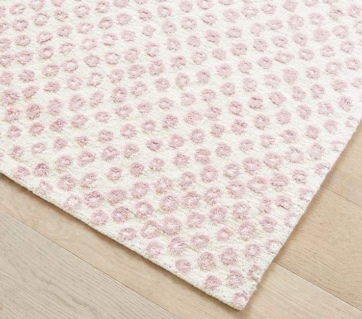 Performance Textured Dot Rug | Pottery Barn Kids