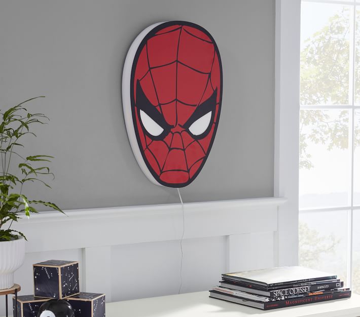 Marvel's Spider-Man Acrylic LED Wall Light | Pottery Barn Kids