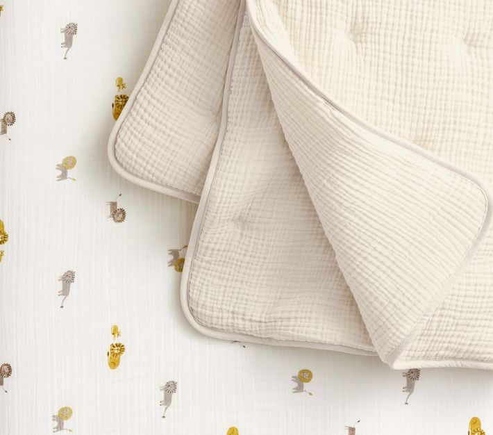 Cuddle Me Muslin Baby Quilt | Pottery Barn Kids