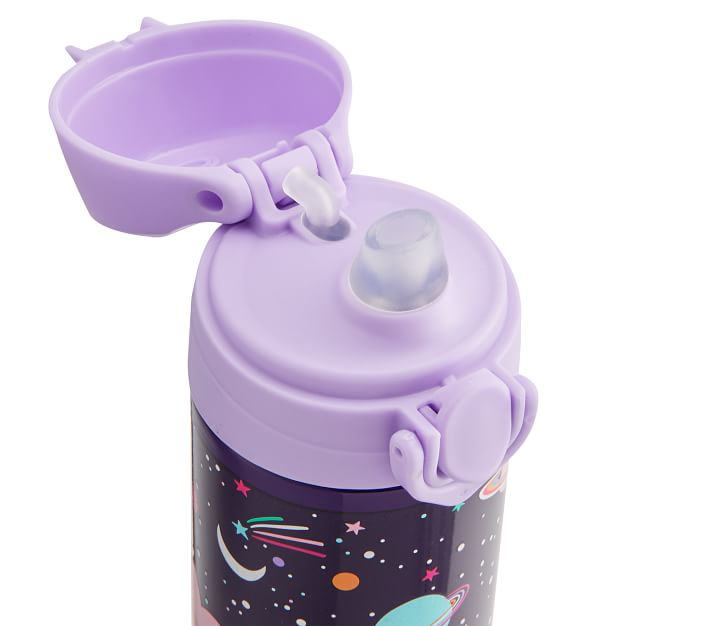 Mackenzie Rainbow Heart Galaxy Glow-in-the-Dark Water Bottles | Pottery ...