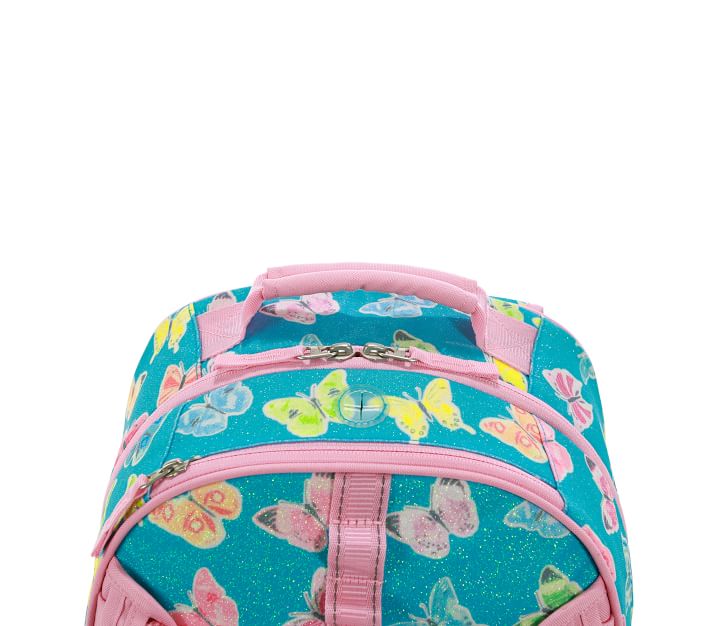 Mackenzie Rainbow Butterfly Glitter Backpacks | Pottery Barn Kids