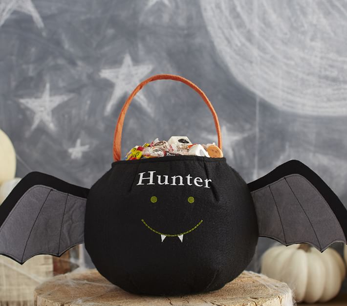 Bat Trick Or Treat Bag | Pottery Barn Kids