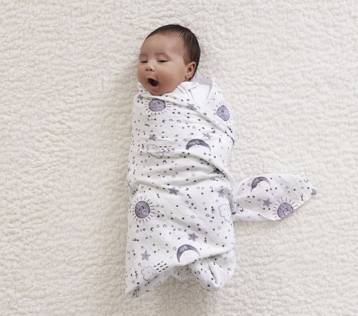 Skye Organic Swaddle Set | Pottery Barn Kids