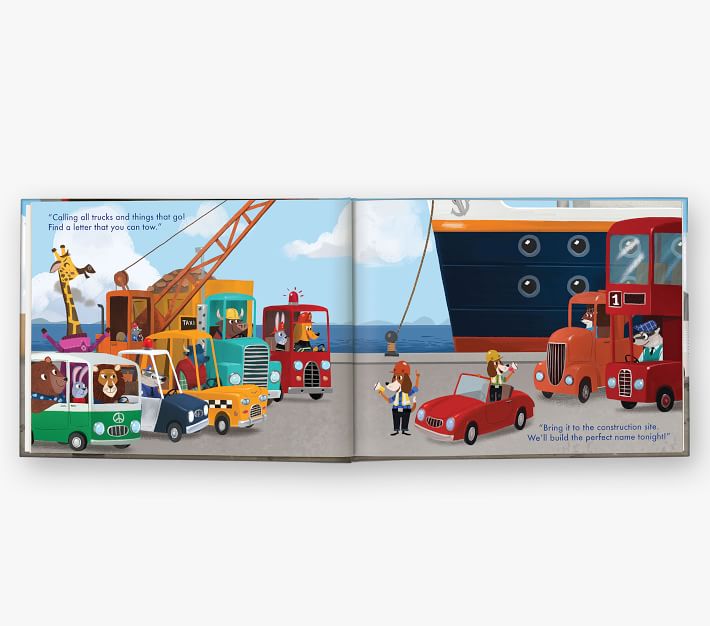 My Very Own Trucks Personalized Book | Kids Books | Pottery Barn Kids