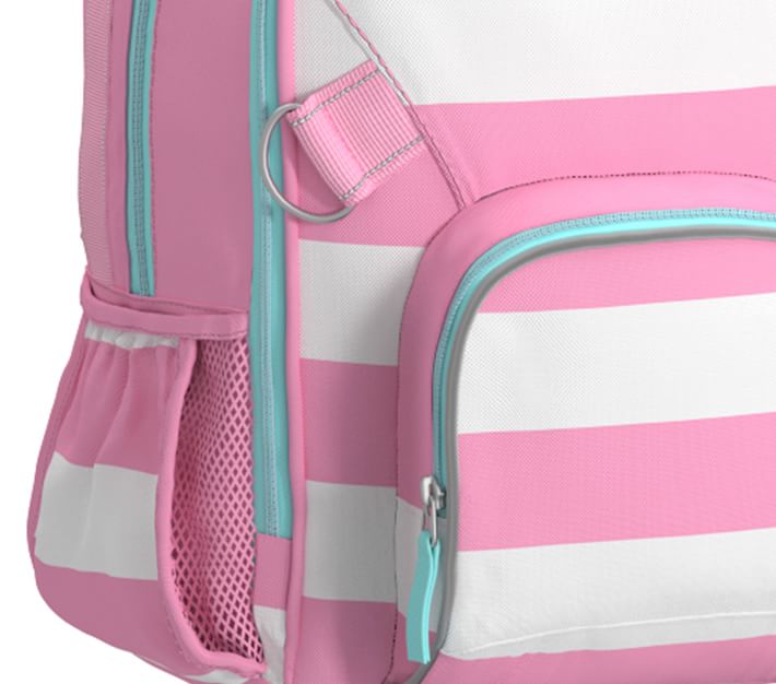 Fairfax Pink & White Stripe Girls Backpacks | Pottery Barn Kids