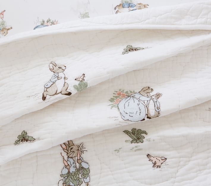 Peter Rabbit™ Baby Quilt | Pottery Barn Kids