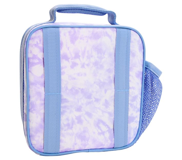 Mackenzie Lavender Heart Tie-Dye Lunch Boxes | Pottery Barn Kids
