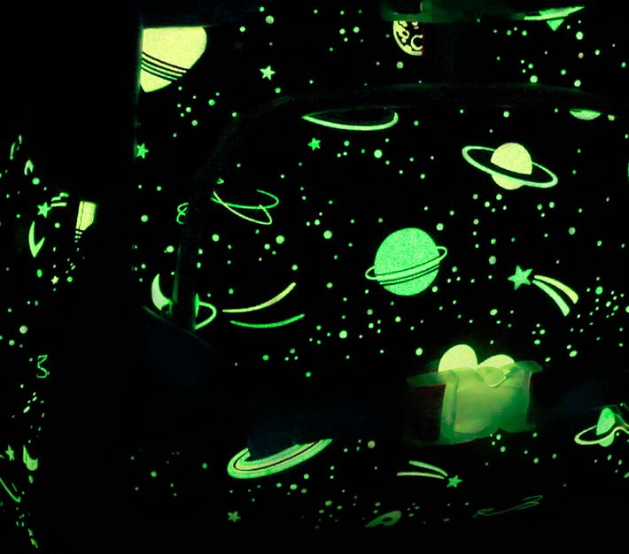 Mackenzie Rainbow Heart Galaxy Glow-in-the-Dark Backpacks | Pottery ...