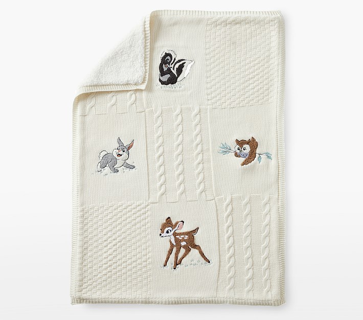 Disney Bambi Heirloom Baby Blanket | Pottery Barn Kids