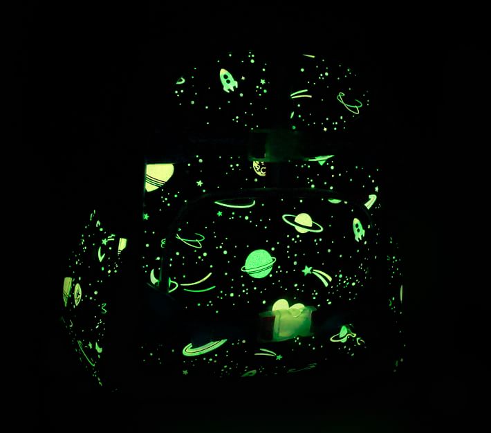 Mackenzie Rainbow Heart Galaxy Glow-in-the-Dark Backpacks | Pottery ...