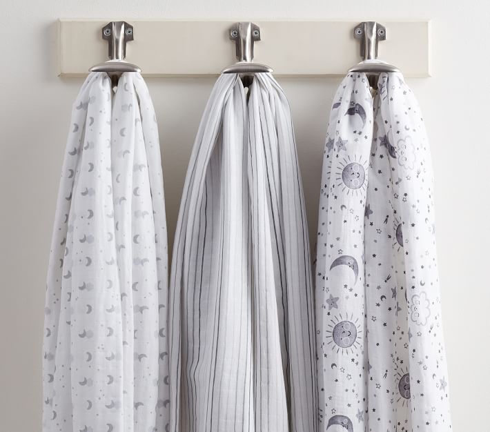 Skye Organic Swaddle Set | Pottery Barn Kids