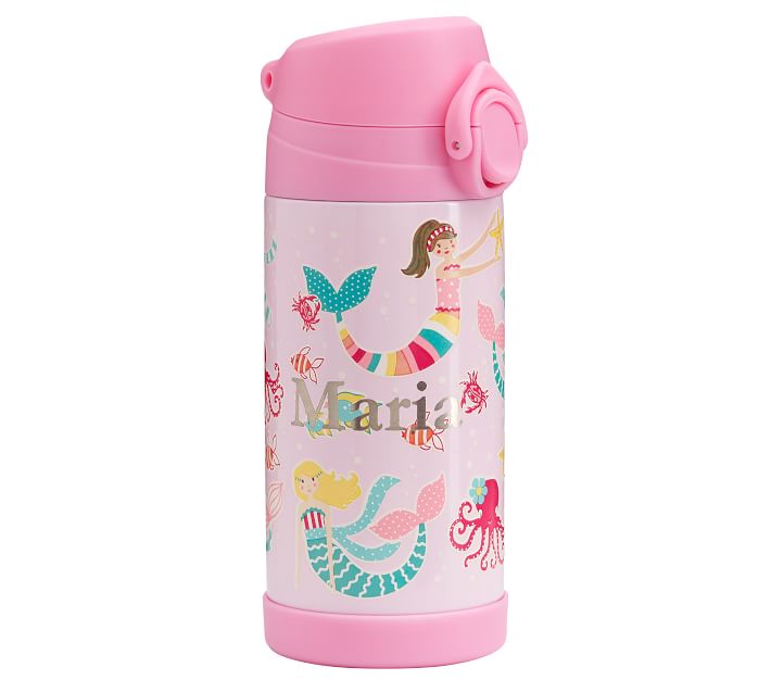 Mackenzie Pink Mermaid Friends Glow-in-the-Dark Water Bottles | Pottery ...