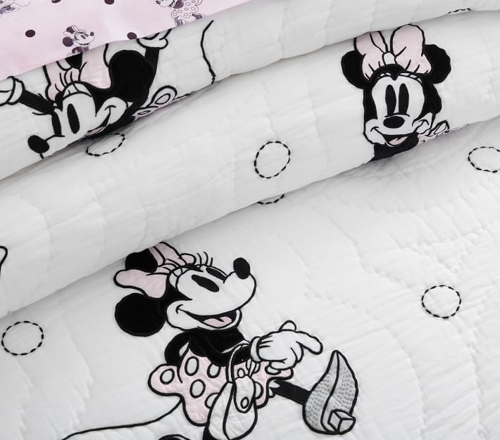 Disney Minnie Mouse Baby Quilt | Pottery Barn Kids