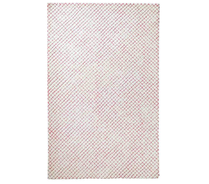 Performance Textured Trellis Rug | Pottery Barn Kids