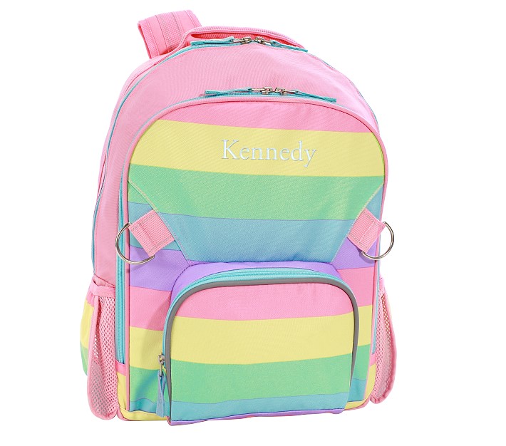 Fairfax Pastel Rainbow Backpacks | Pottery Barn Kids
