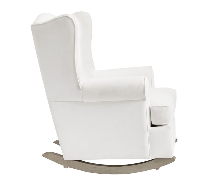 Wingback Rocking Chair & Ottoman | Pottery Barn Kids
