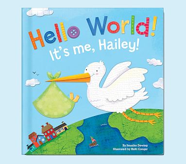 Girl Hello World Personalized Book | Kids Books | Pottery Barn Kids
