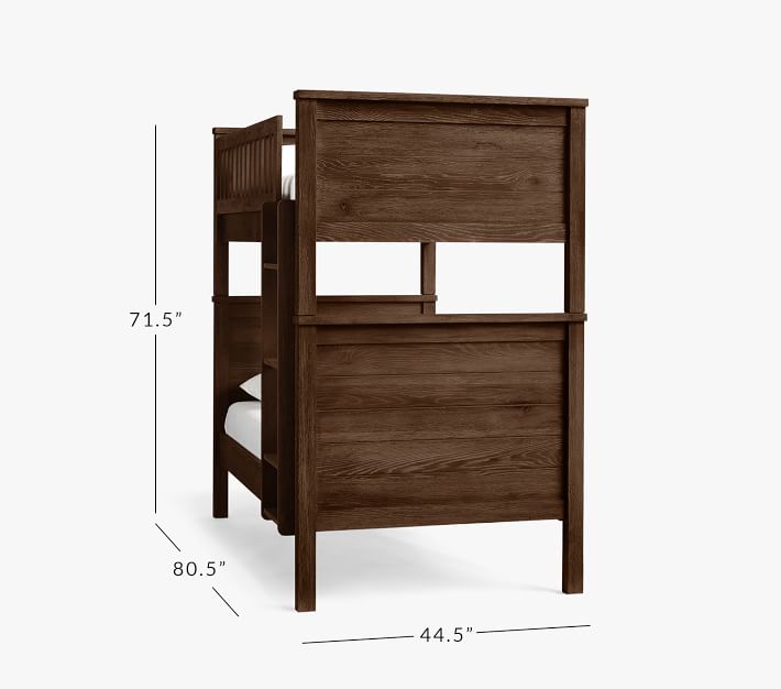 Charlie Single-Over-Single Kids Bunk Bed | Pottery Barn Kids