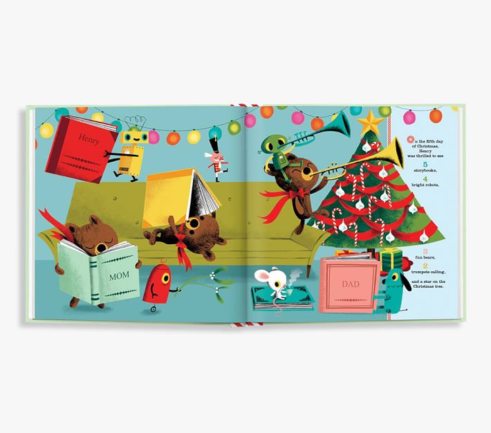 My 12 Days of Christmas Personalized Books | Kids Books | Pottery Barn Kids