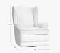 Wingback Swivel Nursery Glider & Recliner Chair | Pottery Barn Kids