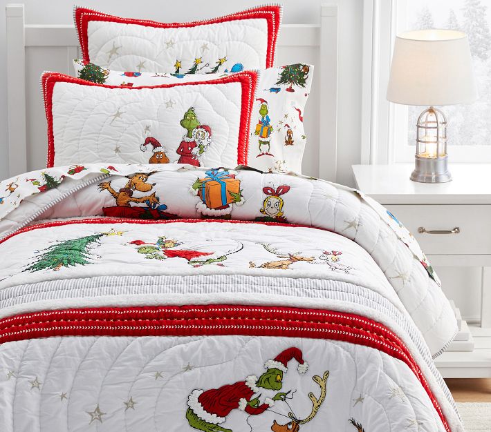 Grinch Kids Quilt | Pottery Barn Kids