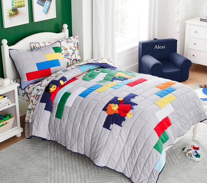 Lego® Quilt & Shams | Pottery Barn Kids