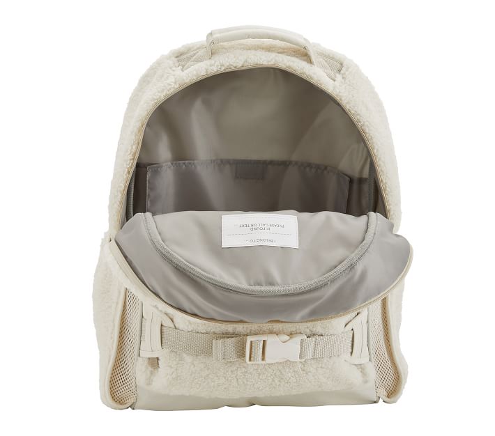 Mackenzie Natural Sherpa Backpacks | Pottery Barn Kids