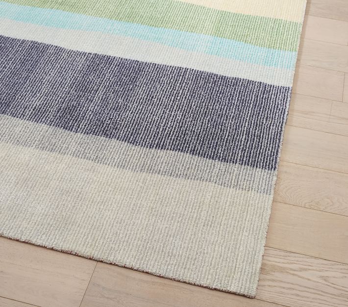 Primary Rainbow Ombre Rug | Pottery Barn Kids