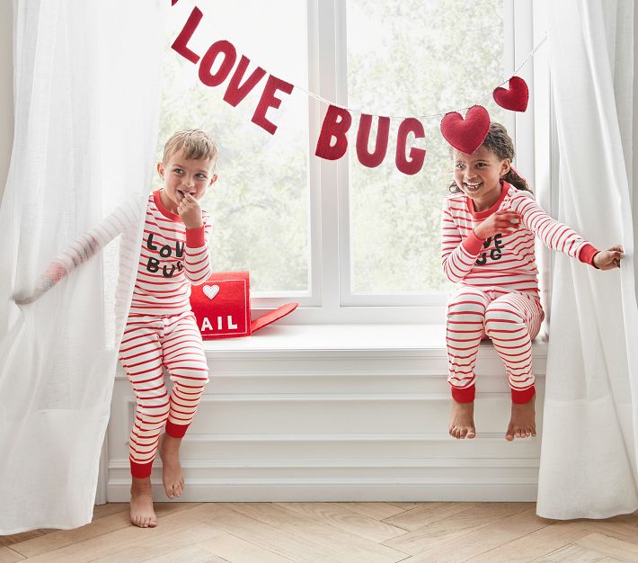Love Bug Organic Pajama Set | Pottery Barn Kids
