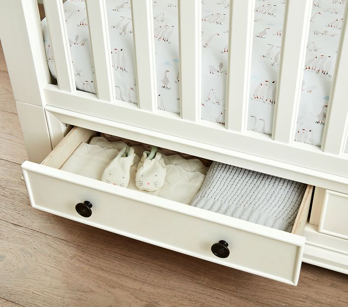 Larkin 4-in-1 Convertible Storage Crib | Pottery Barn Kids