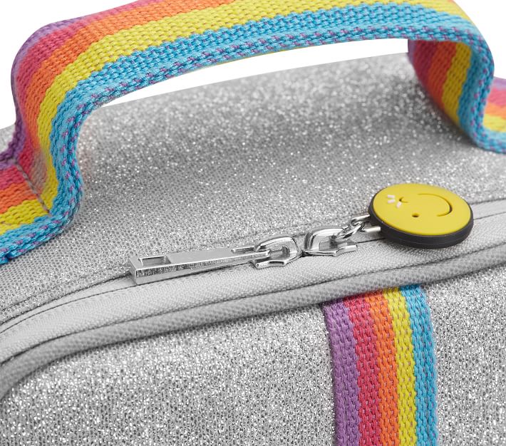 FLOUR SHOP Silver Glitter Lunch Box | Pottery Barn Kids