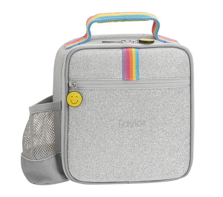 FLOUR SHOP Silver Glitter Lunch Box | Pottery Barn Kids