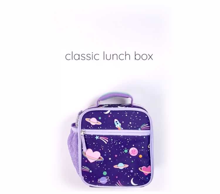 Purple Flower Bouquet Kids Lunch Box | Pottery Barn Kids