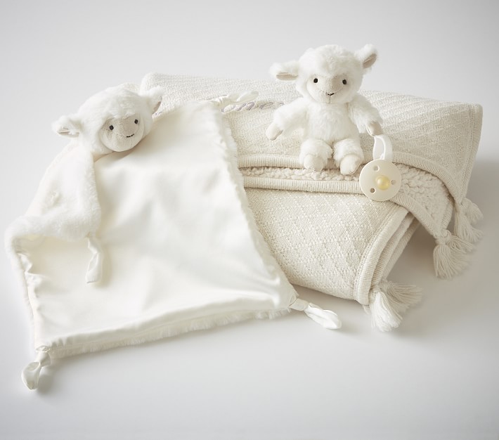 Lamb Snuggle Gift Bundle | Pottery Barn Kids