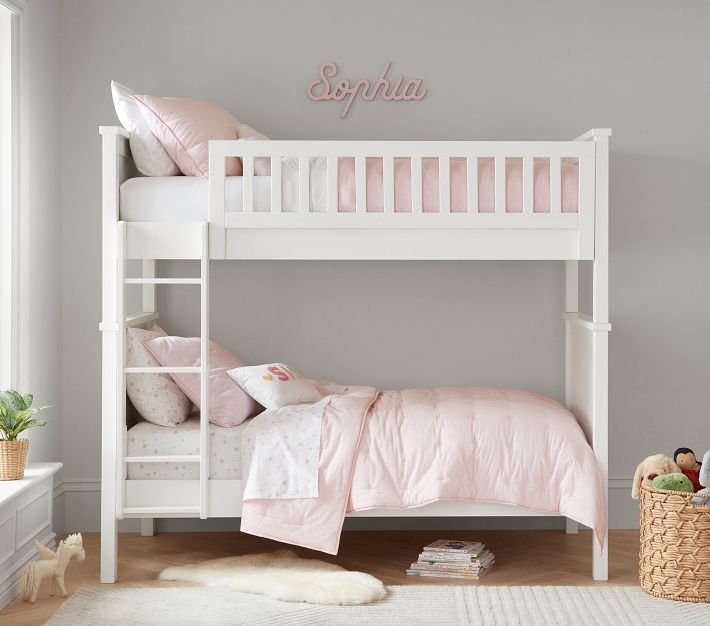 Charlie Twin-Over-Twin Kids Bunk Bed | Pottery Barn Kids