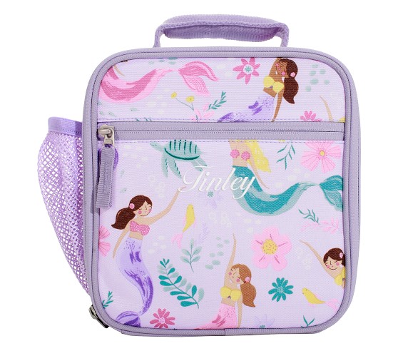 Mackenzie Lavender Mermaids Lunch Boxes | Pottery Barn Kids