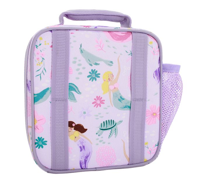 Mackenzie Lavender Mermaids Lunch Boxes | Pottery Barn Kids