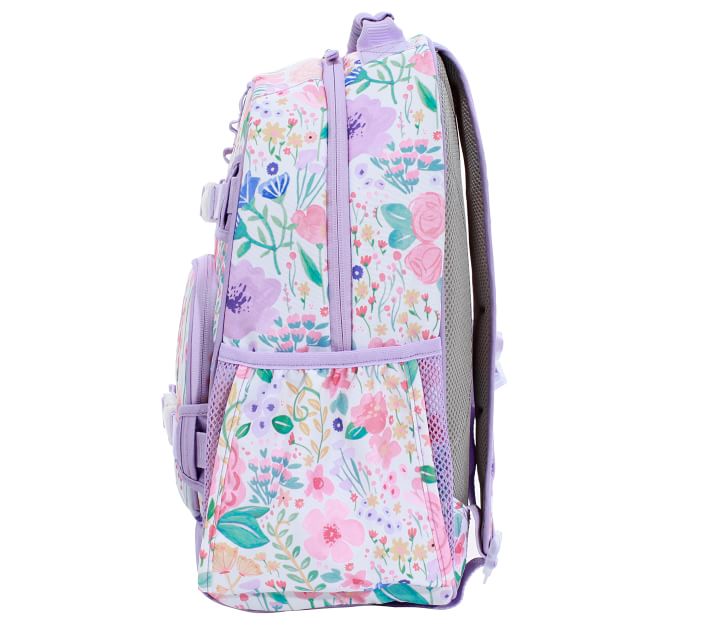 Mackenzie Lavender Floral Blooms Backpacks | Pottery Barn Kids