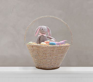 Silver Rope Easter Baskets | Pottery Barn Kids