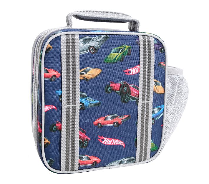 Mackenzie Grey Blue Hot Wheels™ Lunch Boxes | Pottery Barn Kids