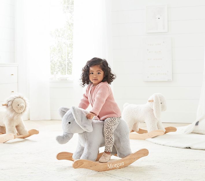 Elephant Critter Nursery Rocker | Pottery Barn Kids