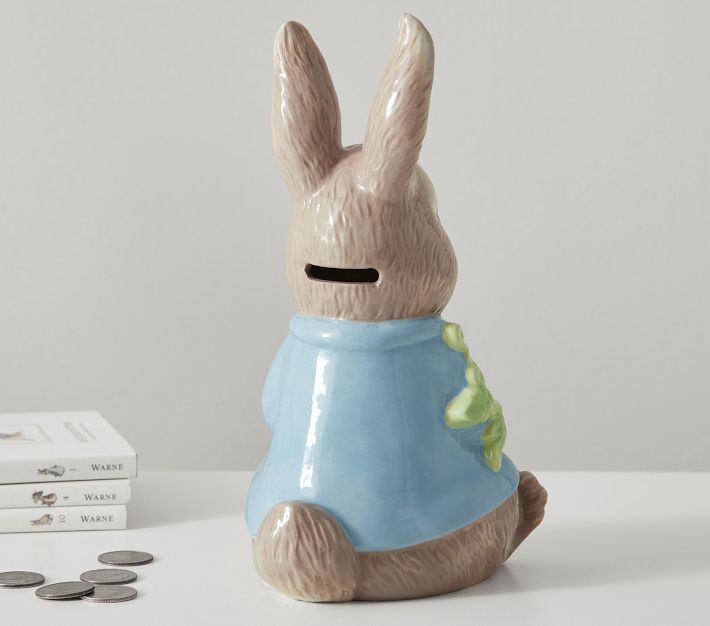 Peter Rabbit™ Cast Ceramic Bank | Pottery Barn Kids