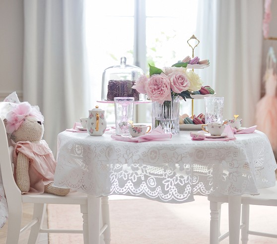 LoveShackFancy Floral Tea Party Set | Pottery Barn Kids