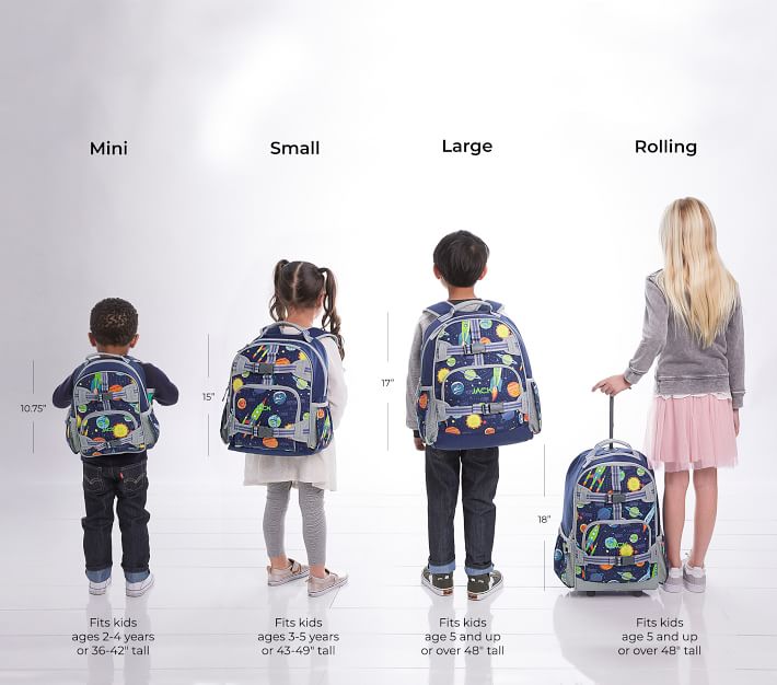 Mackenzie Navy Solar System Glow-In-The-Dark Backpacks | Pottery Barn Kids