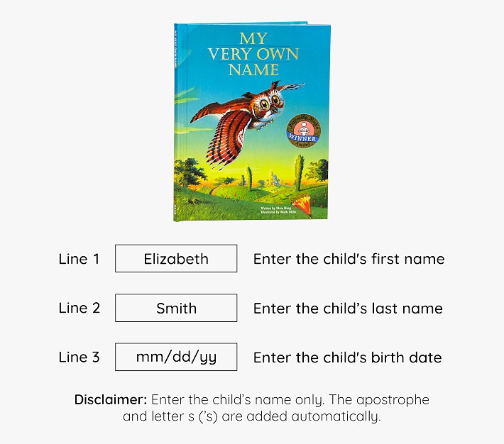 My Very Own Name Personalized Book | Pottery Barn Kids