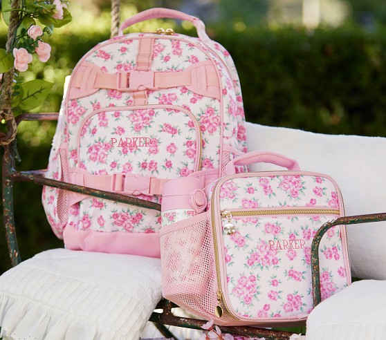 Mackenzie LoveShackFancy Antoinette Floral Backpack & Lunch Bundle, Set ...