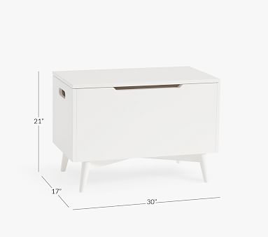 west elm x pbk Mid Century Modern Toy Box | Toy Storage | Pottery Barn Kids